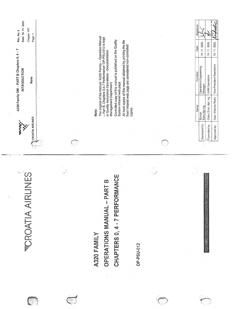 Airbus A320 Operation Manual | PDF | Airbus | Aviation