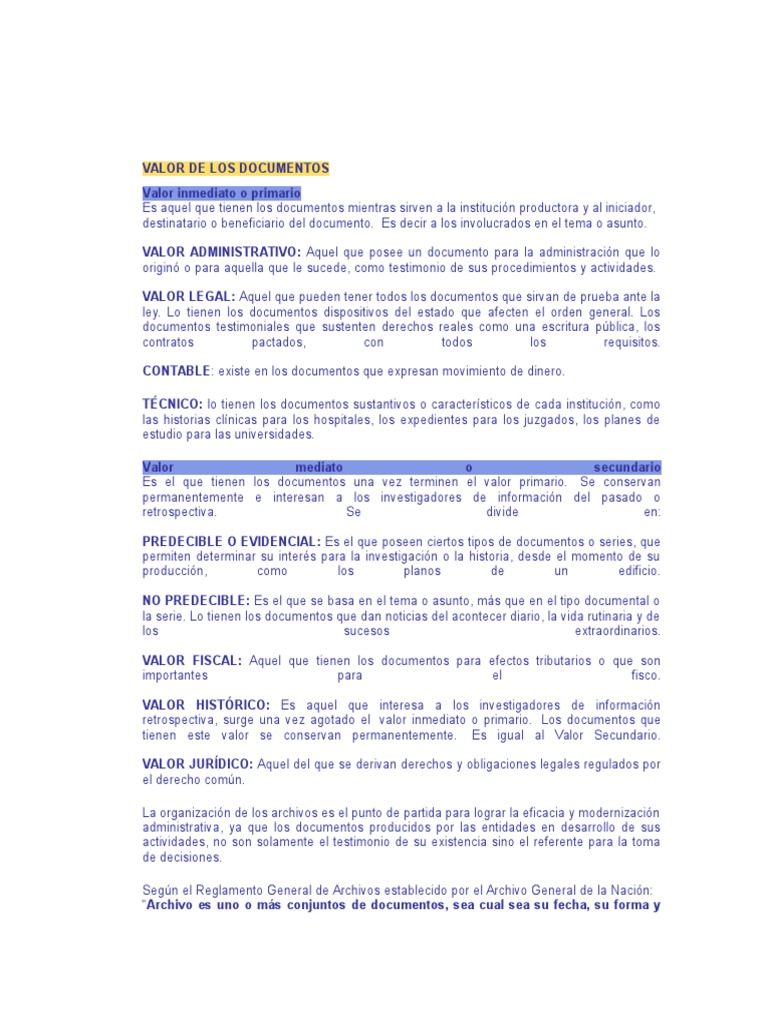 Valor de Los Documentos | PDF | Gobierno | Science