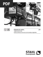 Manual Español Polipasto Demag P1050 | PDF