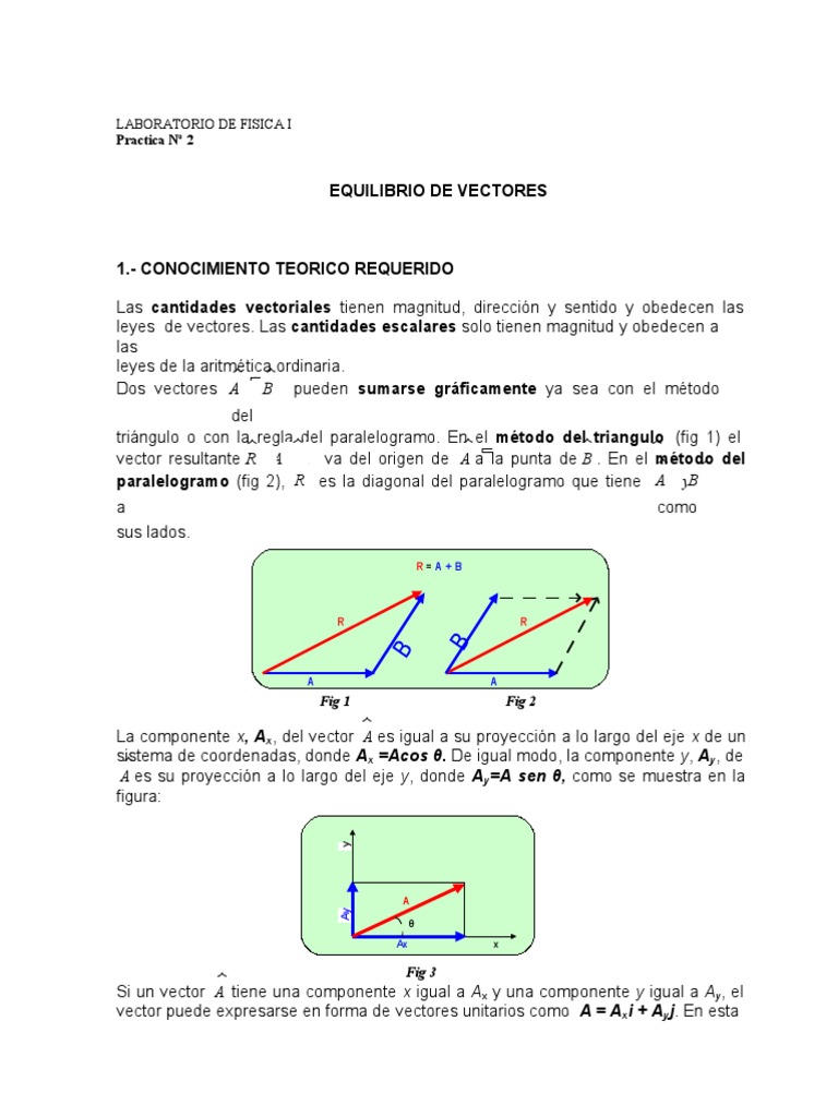 003 Equilibrio Vectores | PDF | Vector Euclidiano | Álgebra