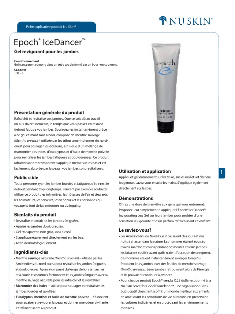 Epoch Ice Dancer | PDF | Menthe | Herbes et champignons médicinaux