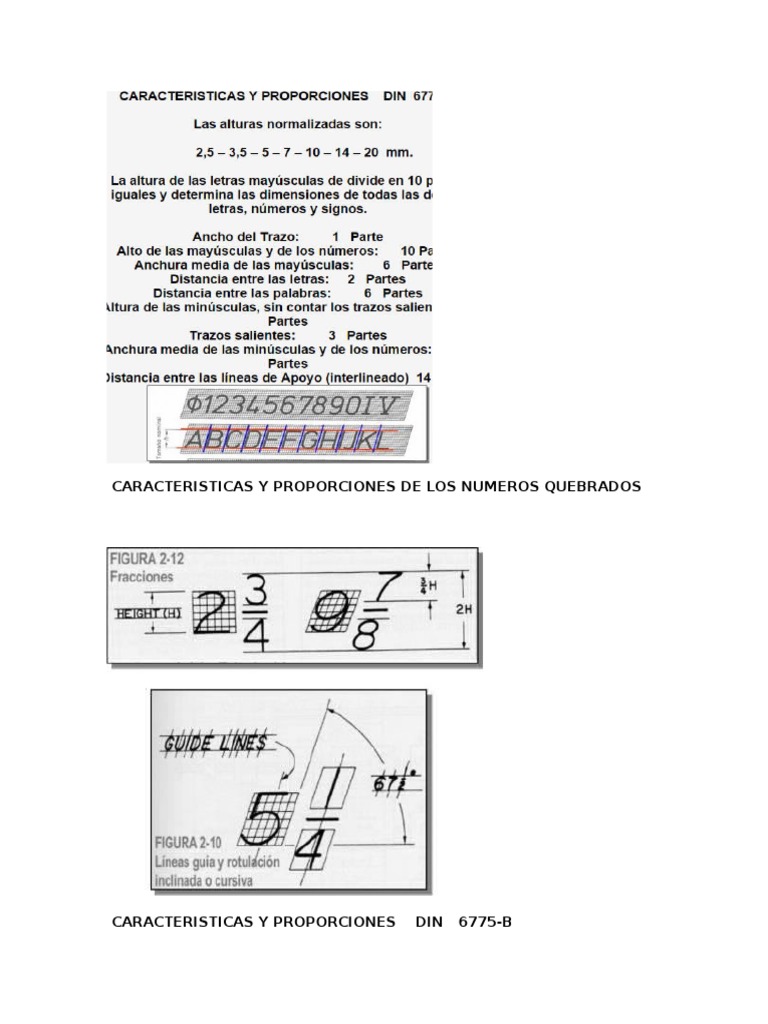 Caracteristicas y Proporciones de Los Numeros Quebrados 1 | PDF