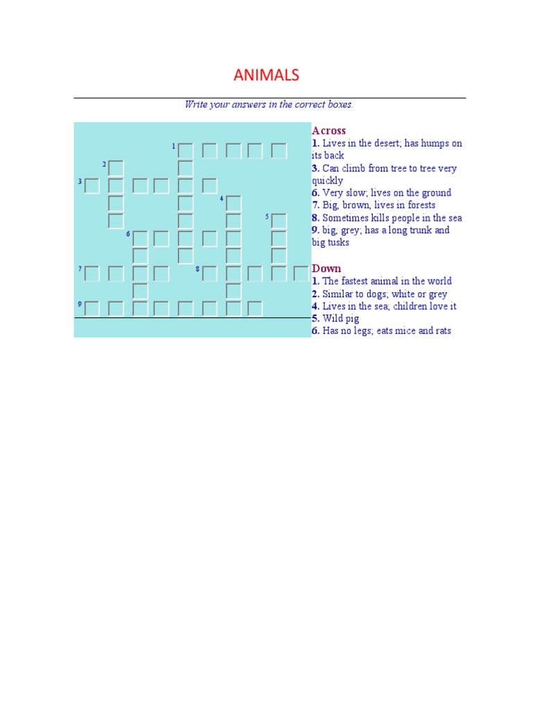 Wild Animal Examples and Facts | PDF