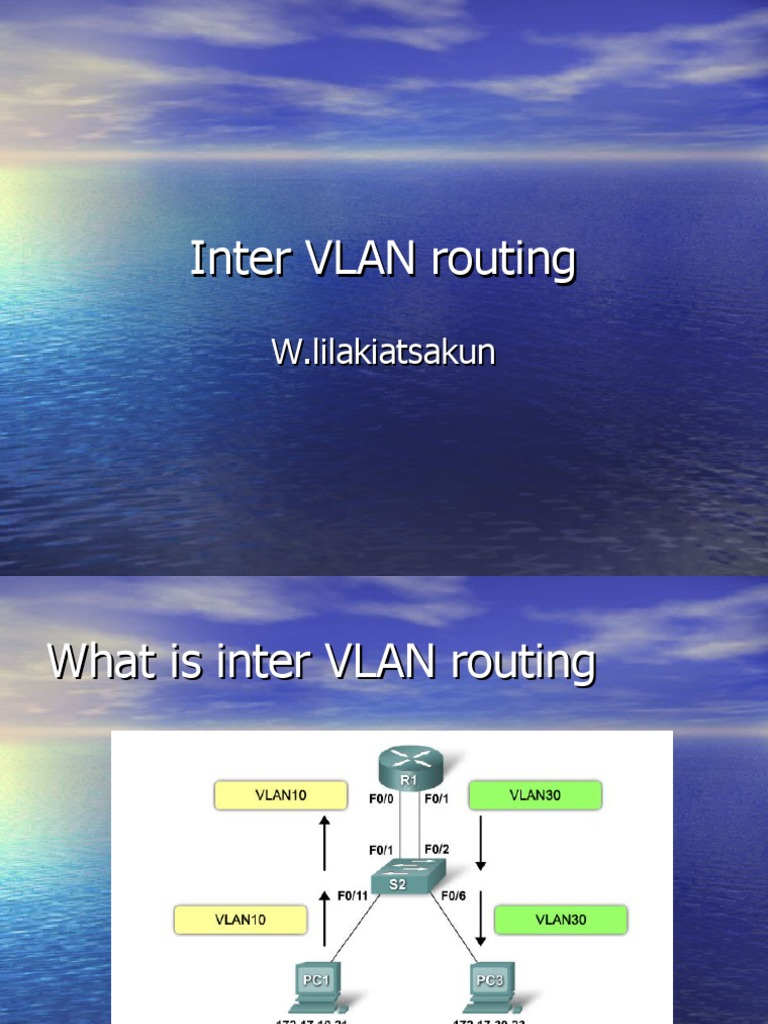 Inter VLAN | PDF | Information And Communications Technology | Internet
