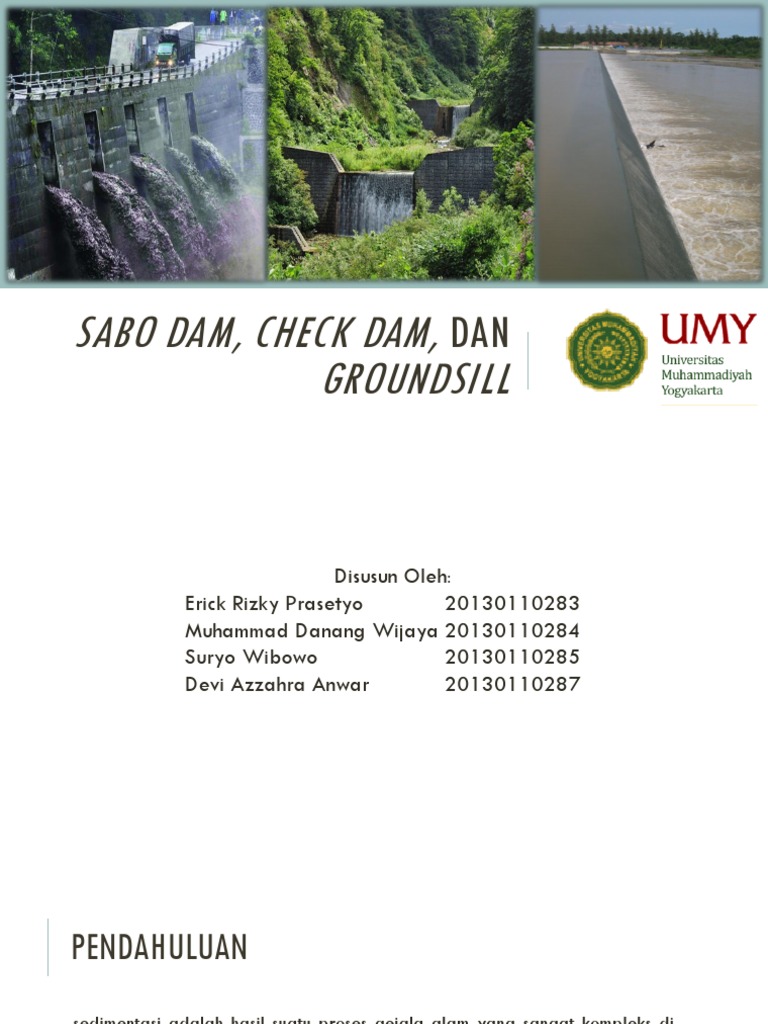 Sabo Dam, Check Dam, Dan Groundsill | PDF