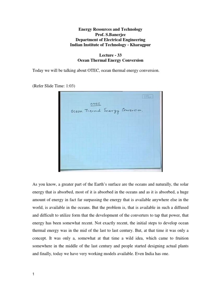 Lec 33 | PDF | Steam | Waves