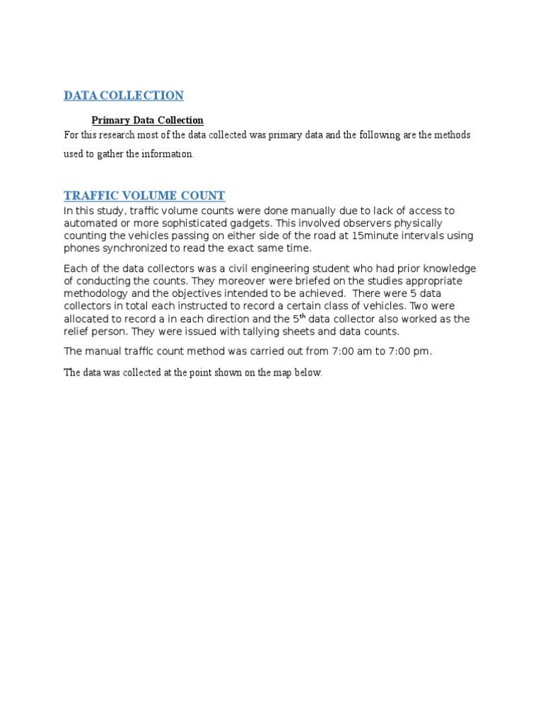 Traffic Speed Count Sheet | PDF | Traffic | Data