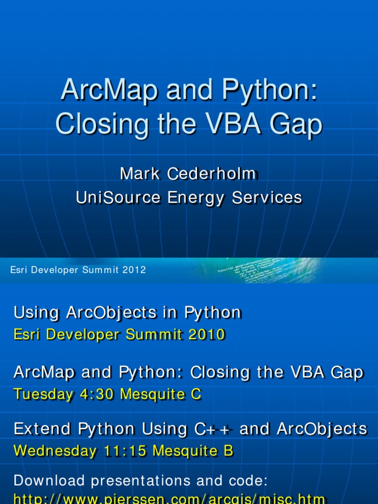 Arcmap and Python | PDF | Arc Gis | Esri