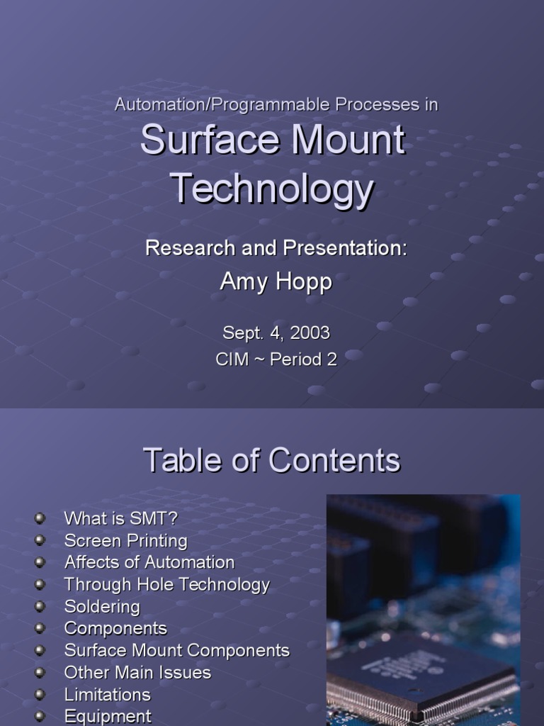 Surface Mount Technology | PDF | Printed Circuit Board | Soldering