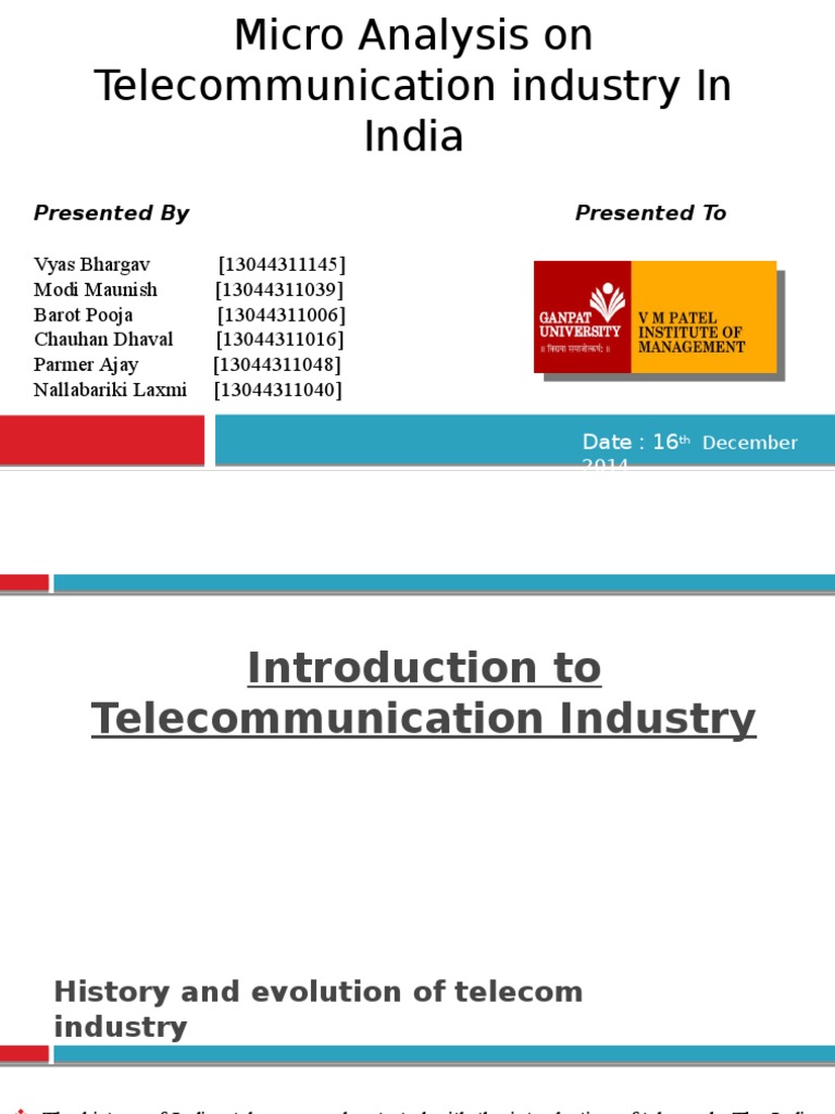 Telecom Industry Evolution in India | PDF | Telecommunication ...