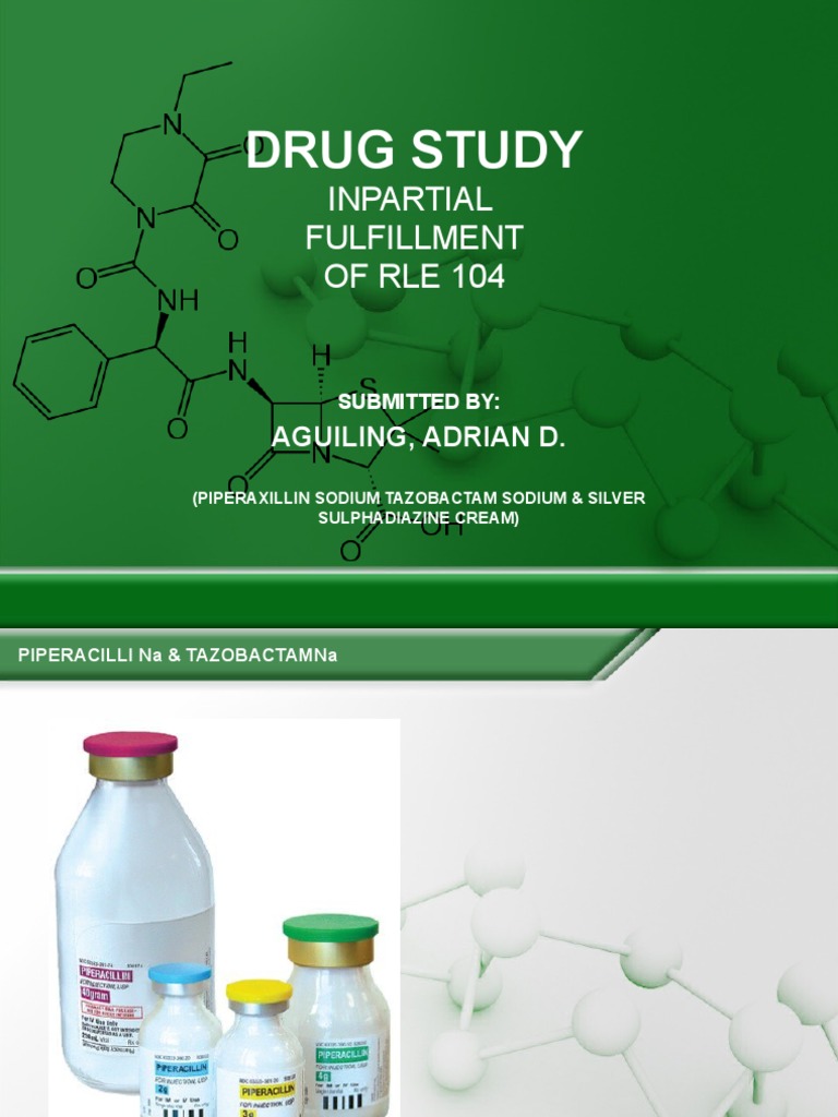 Drug Study: Inpartial Fulfillment of Rle 104 | PDF | Beta Lactamase ...