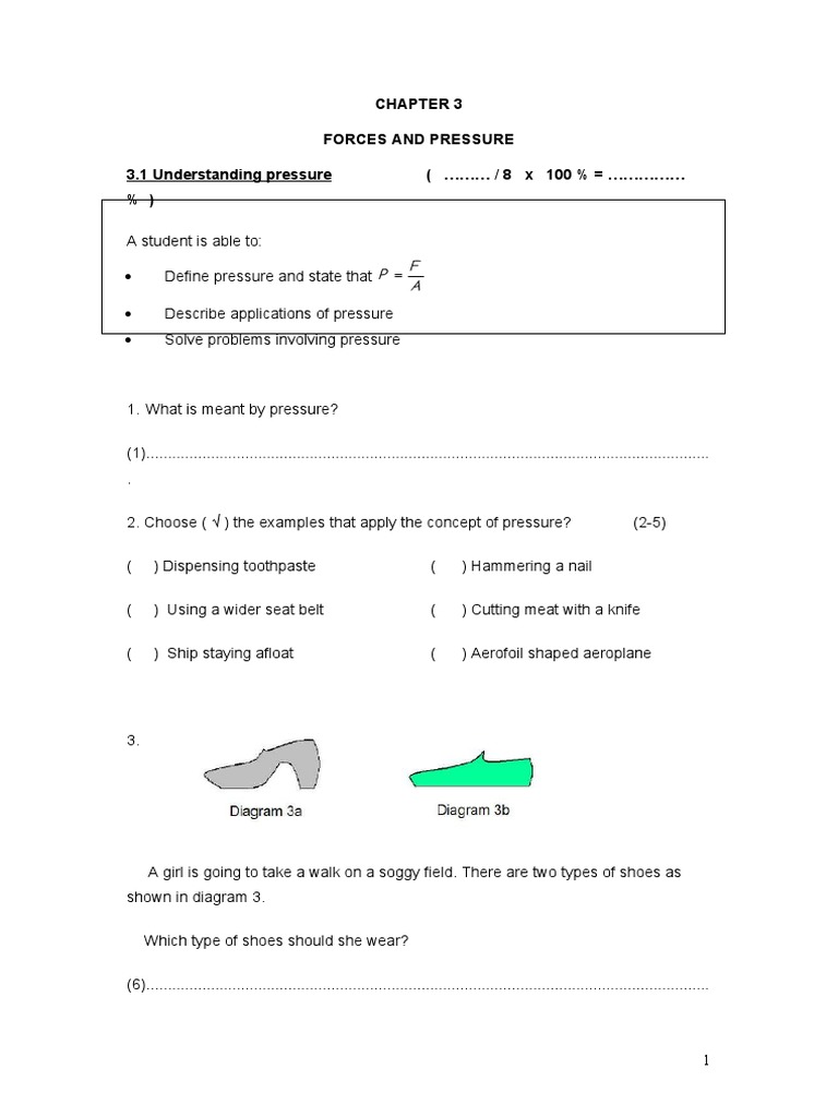 Physics Module (Pressure) | PDF | Buoyancy | Pressure