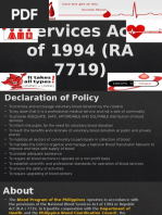 National Voluntary Blood Services Program (NVBSP) : Mission | PDF ...