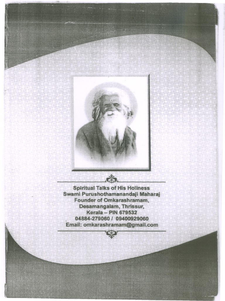 Brief Note On Spiritual Talks | PDF | Spirituality | Indian Religions