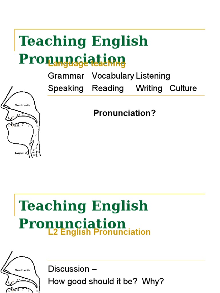 Teaching English Pronunciation | PDF | English Language | Phonics