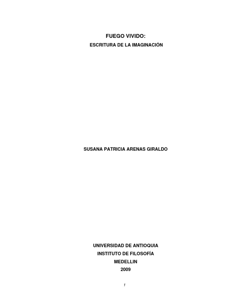 Monografia Fuego Vivido Susana Arenas | PDF | Incendios | Mitos de la ...