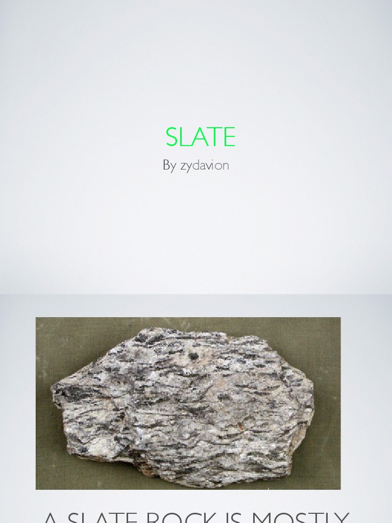 Slate Rock Uses and Colors | PDF