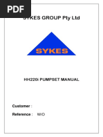 Multiflo Rf420exhv Spec Sheet | PDF | Pump | Engines