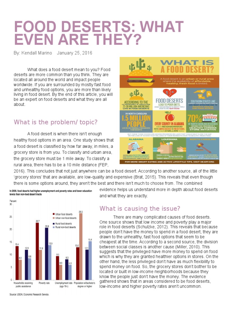 Kendall Marino Final Research Article | PDF | Food And Drink | Nutrition
