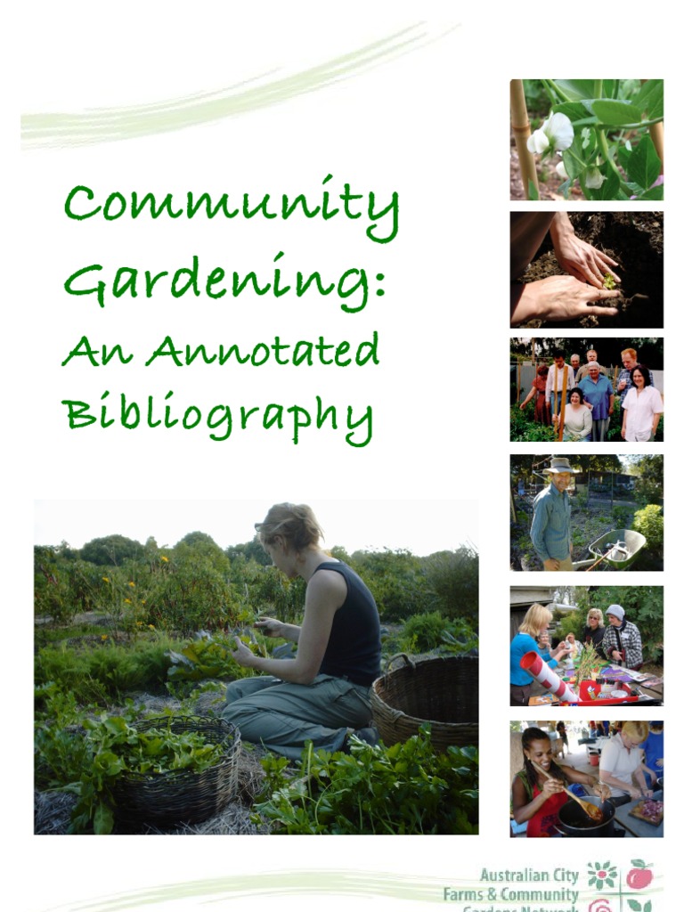 Community Gardening - An Annotated Bibliography | PDF | Urban ...