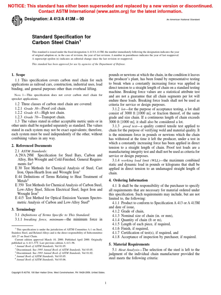 Norma ASTM A 413 | PDF | Heat Treating | Steel