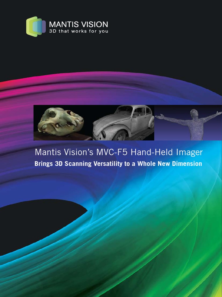 Mantis Vision F5 | PDF | Image Scanner | 3 D Computer Graphics