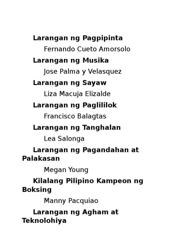 Larangan NG Pagpipinta | PDF