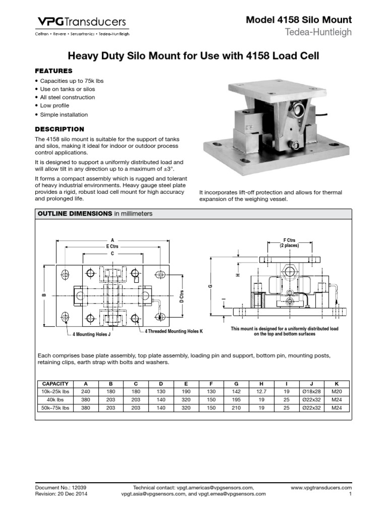 4158 Silo Mount | PDF | Disclaimer | Contractual Term