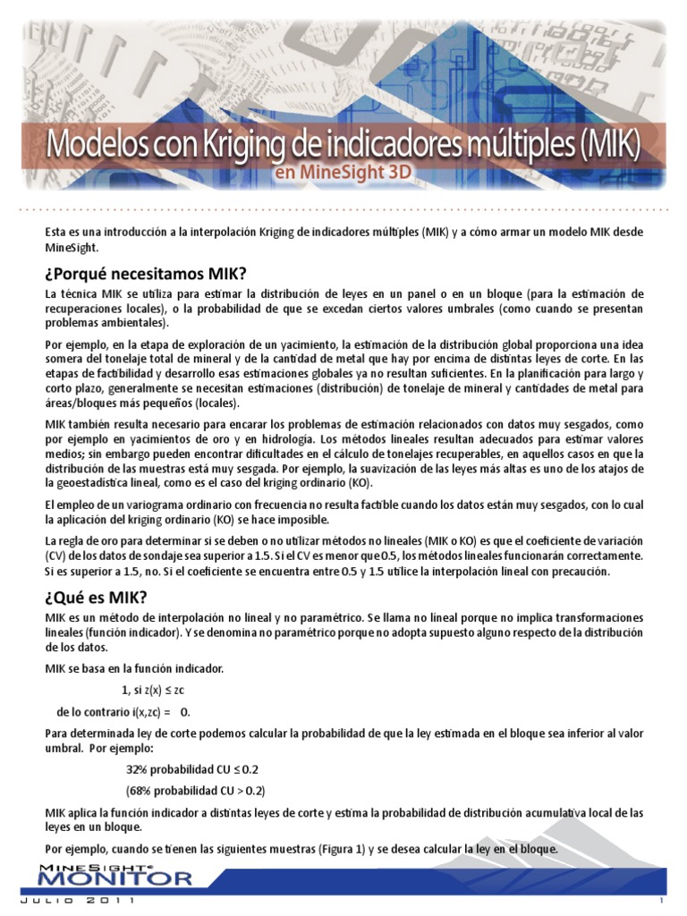 Mult Indicator Esp | PDF | Matemáticas Aplicadas | Probabilidades y estadísticas