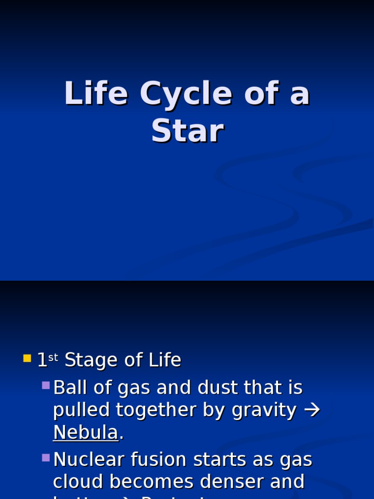 Star Life Cycle Explained | PDF | Stars | Astrophysics