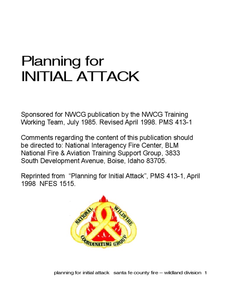 Planning For Initial Attack | PDF | Fires | Wound