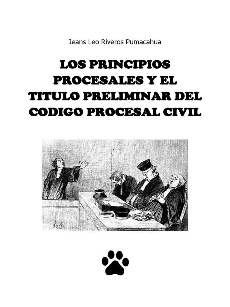 Los Principios Procesales y El Titulo Preliminar Del Codigo Procesal Civil | Descargar gratis ...