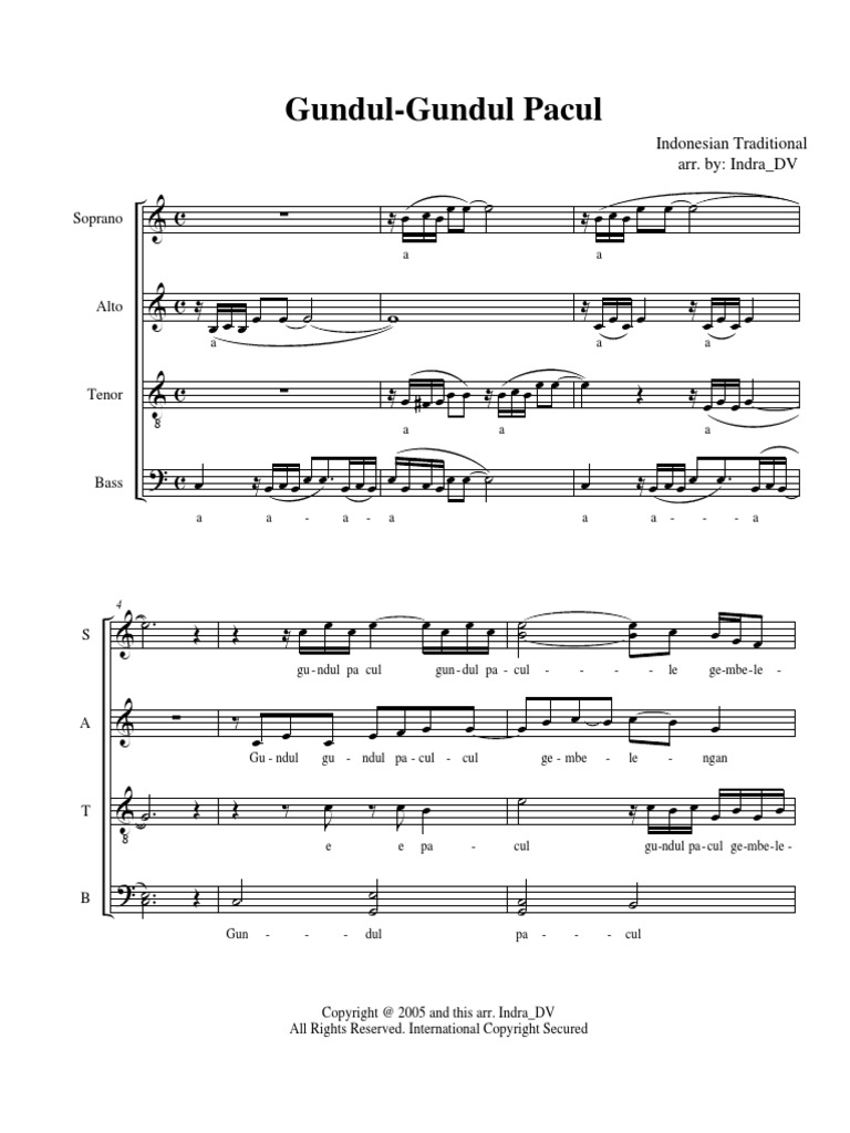 Gundul-Gundul Pacul | PDF