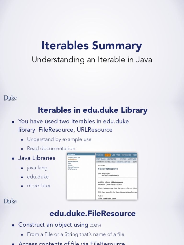 Understanding Java Iterables | PDF