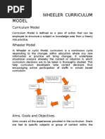 Wheeler's Model | PDF | Curriculum | Goal