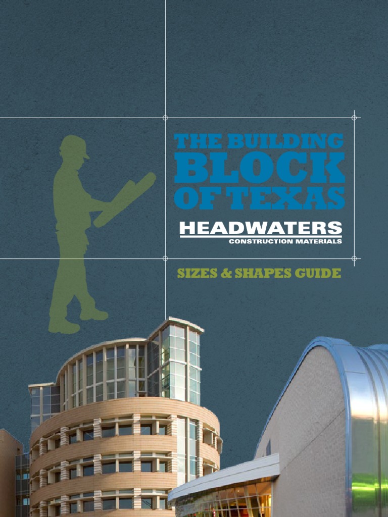 HCM - Shape Sheet - Website Version - 10.12 PDF | PDF | Masonry | Concrete