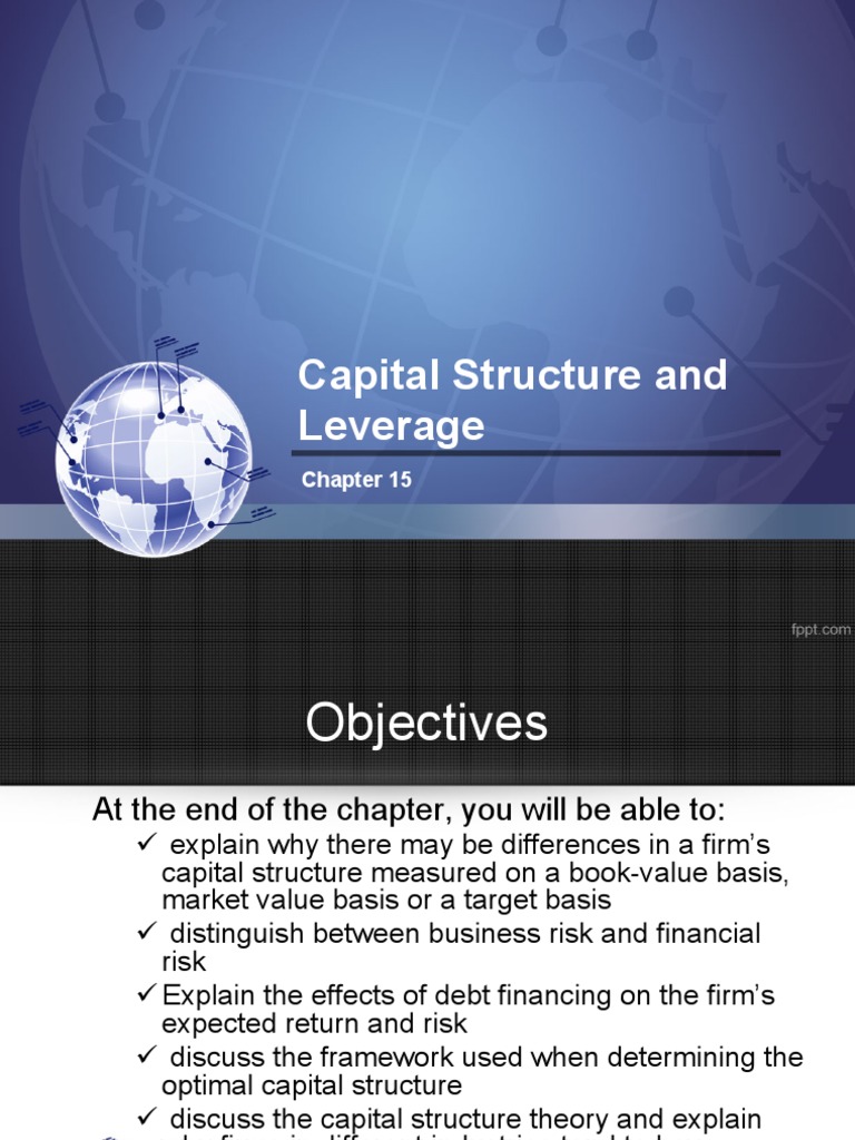 Chapter 15 Capital Structure and Leverage | PDF | Capital Structure ...