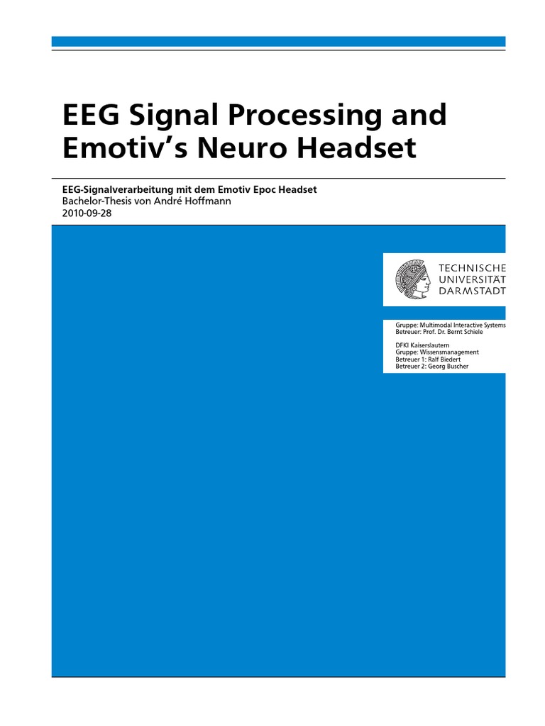 Eeg Signal Processing
