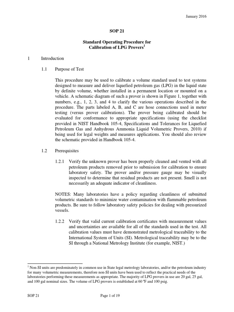 Calibration of LPG Provers | PDF | Calibration | Metrology