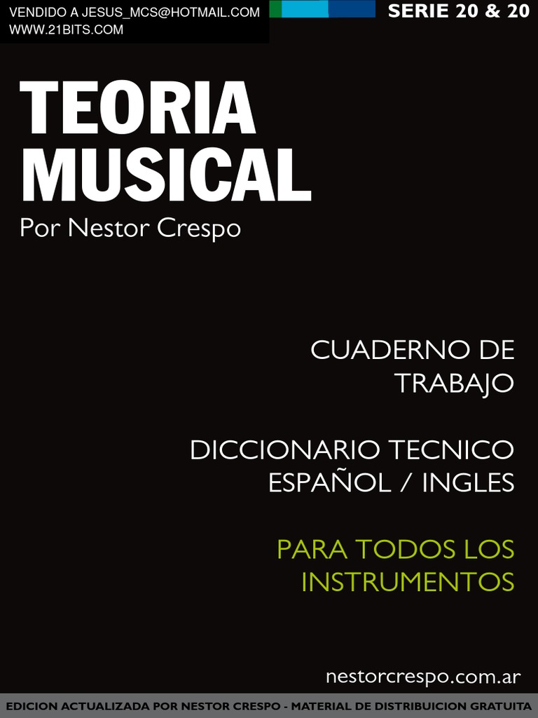 TEORÍA - GRATIS - Libro de Teoría Musical.pdf | Escala (música ...