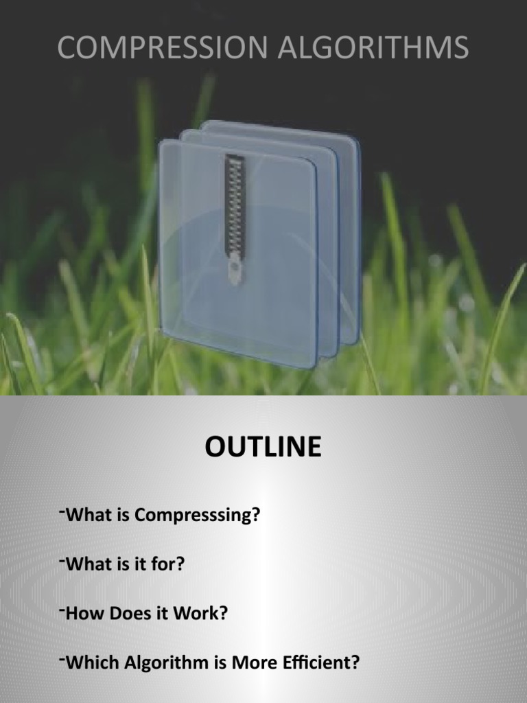 Compression Algorithms | PDF | Data Compression | Algorithms