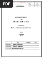 Building Work Method Statement | PDF | Concrete | Deep Foundation