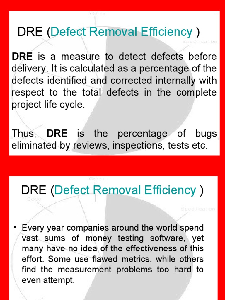 DRE (Defect Removal Efficiency) | PDF | Computers
