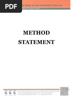 Method Statement Procedure | PDF | Specification (Technical Standard ...