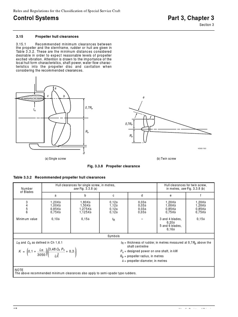 Propeller Hull Clearances | PDF | Technology & Engineering