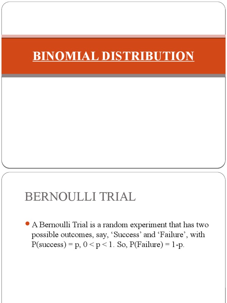 Binomial Distribution Pdf Probability Distribution Normal