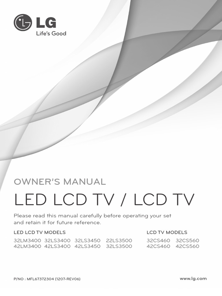 Manual TV LG | PDF | Stereoscopy | Hdmi