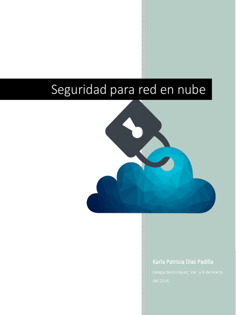 Seguridad en La Nube | PDF | Plataforma como servicio | Tecnología digital