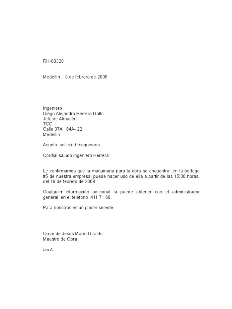 Ejemplos de cartas estilo bloque extremo | PDF