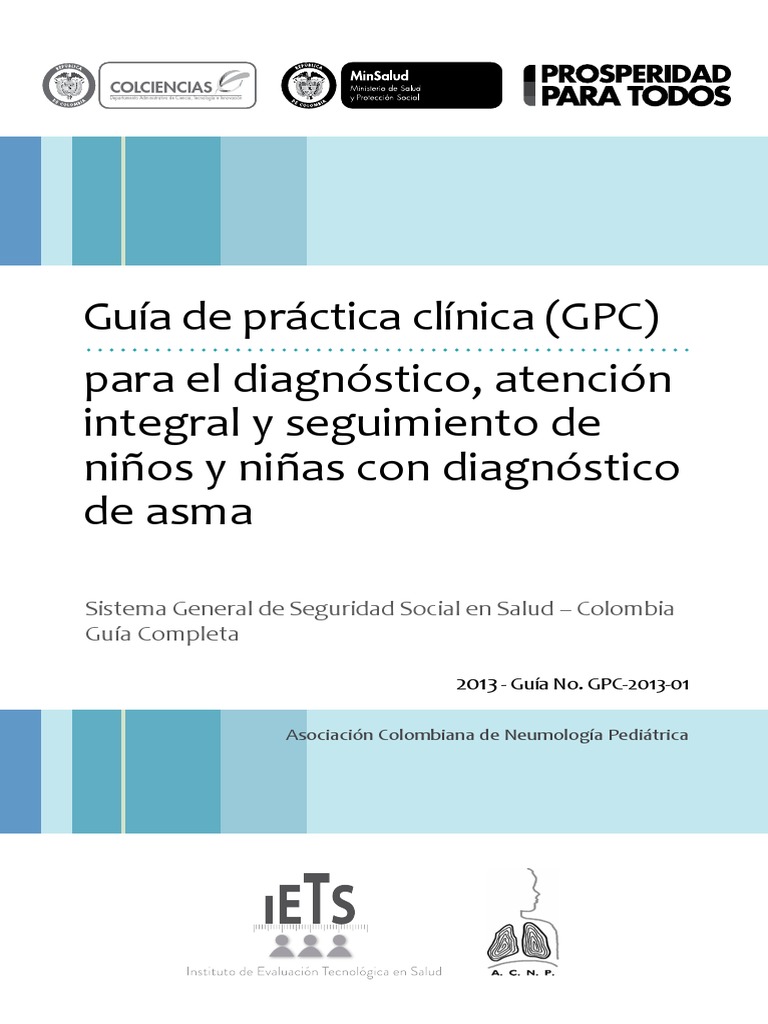 GPC - Guia de Practica Clinica Asma | PDF | Asma | Diagnostico medico